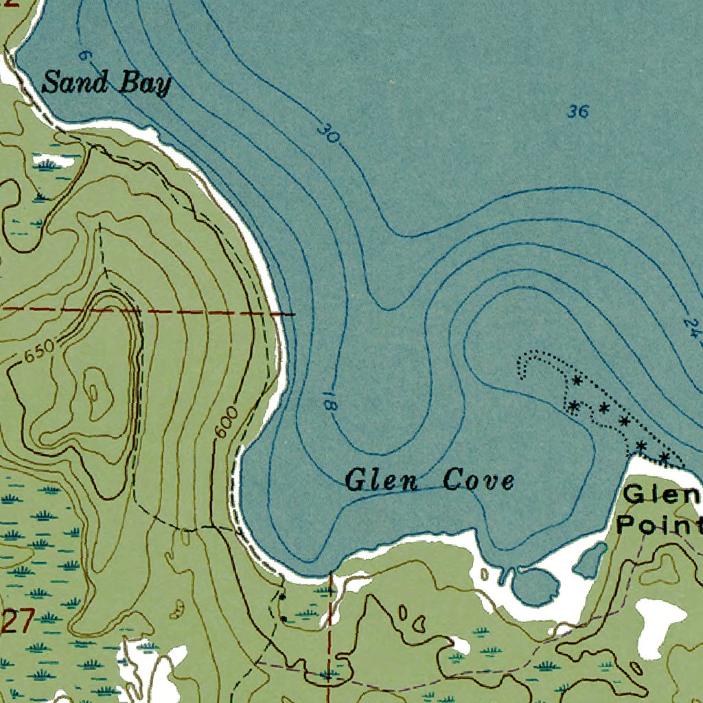 MI-Drummond SE: Authoritative US Topos 1964 Map by Western Michigan ...