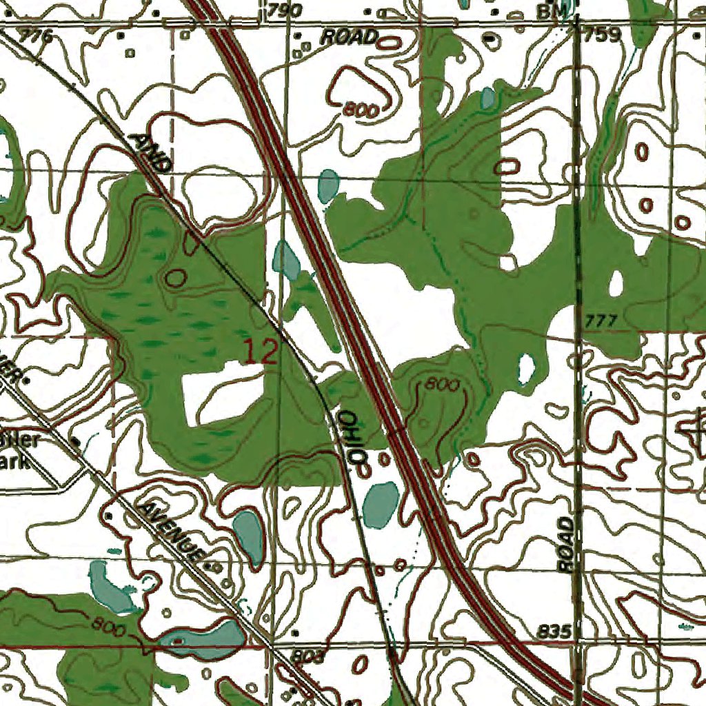 MI-Eagle: Authoritative US Topos 1978 Map by Western Michigan ...