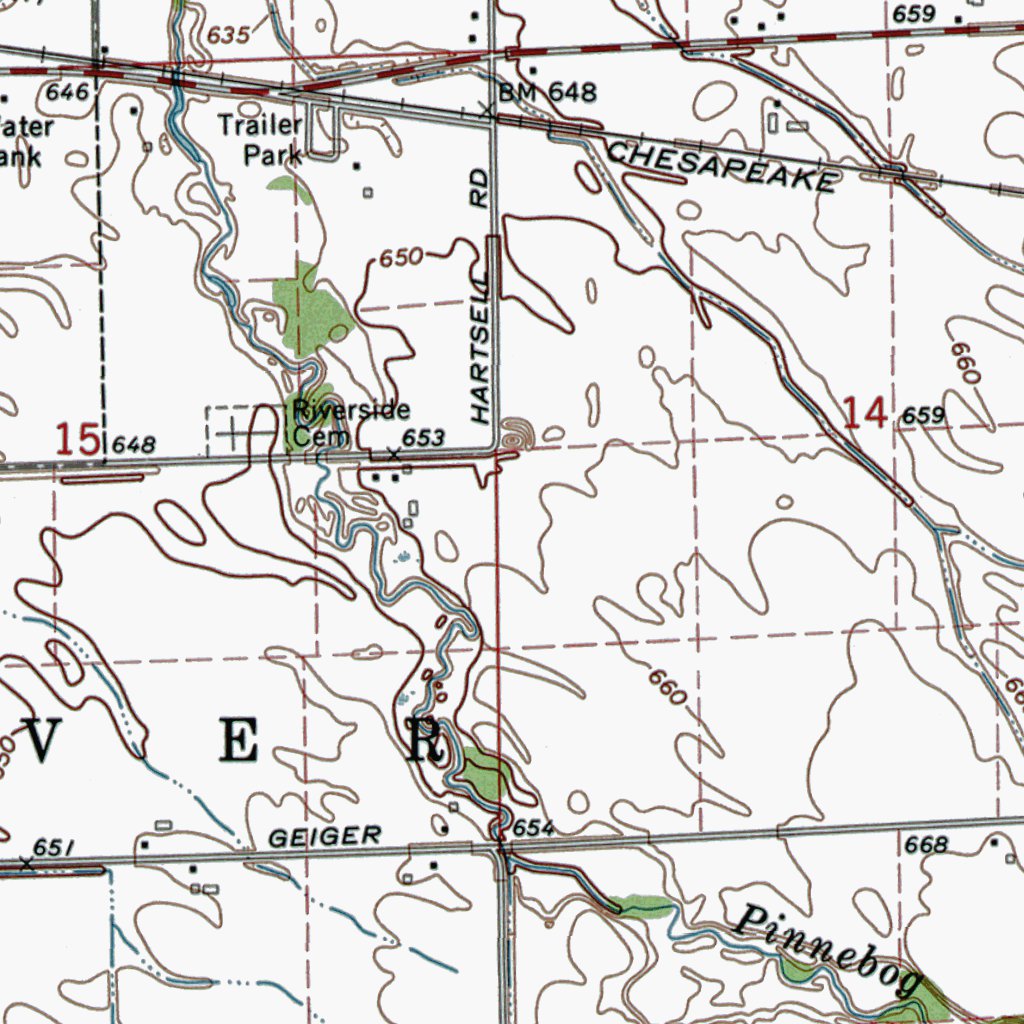 MI-Elkton: Authoritative US Topos 1970 Map by Western Michigan ...