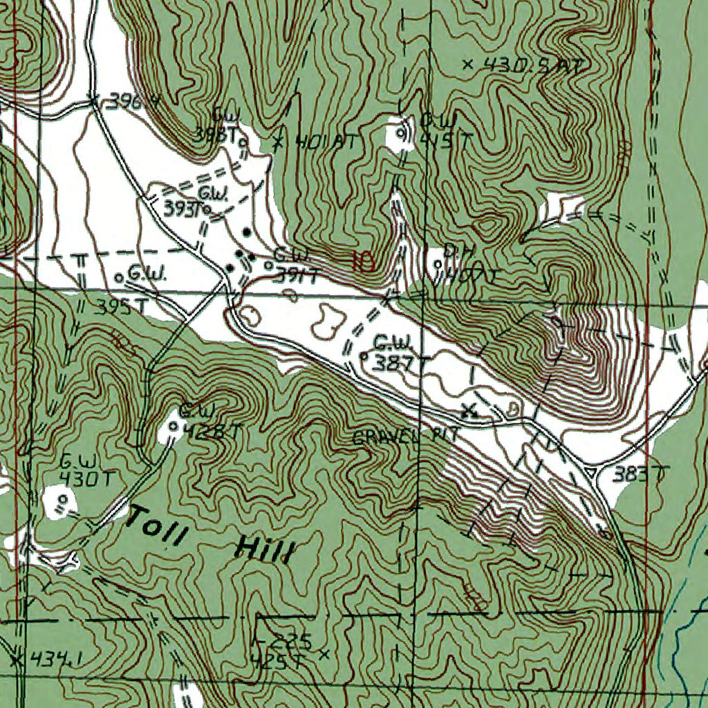 MI-Frederic: Authoritative US Topos 1985 Map by Western Michigan ...