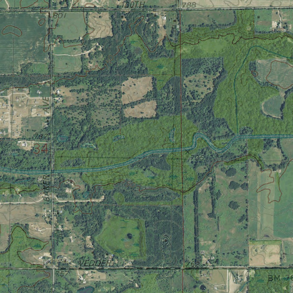 MI-Freeport: GeoChange 1974-2012 Map by Western Michigan University | Avenza Maps