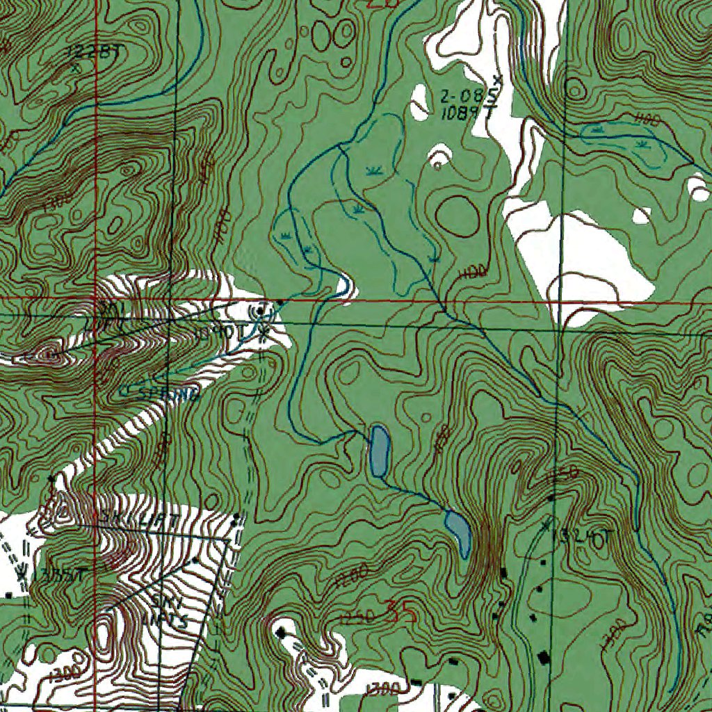 MI-Gaylord: Authoritative US Topos 1986 Map by Western Michigan ...