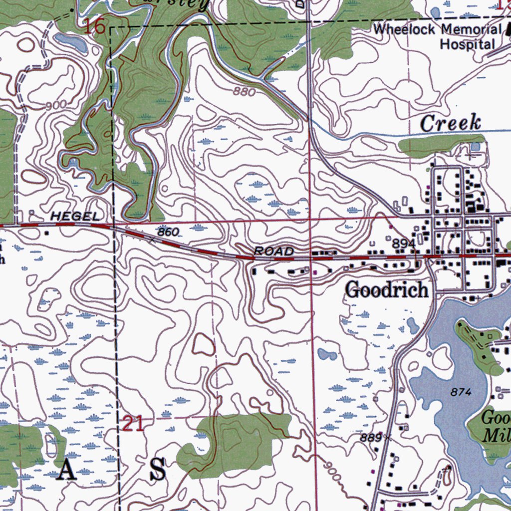 MI-Goodrich: Authoritative US Topos 1969 Map by Western Michigan ...