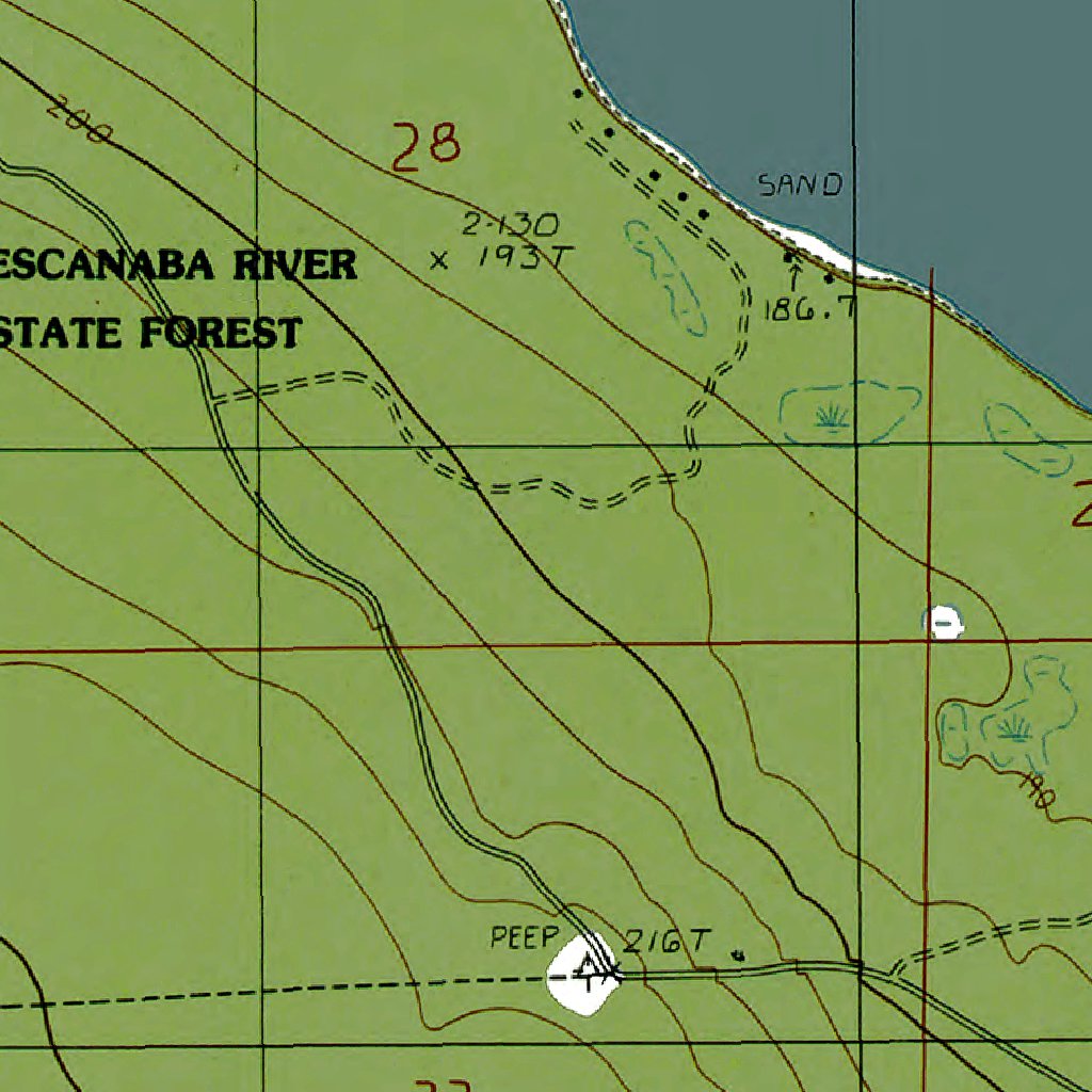 MI-Granite Point: Authoritative US Topos 1985 Map by Western Michigan ...