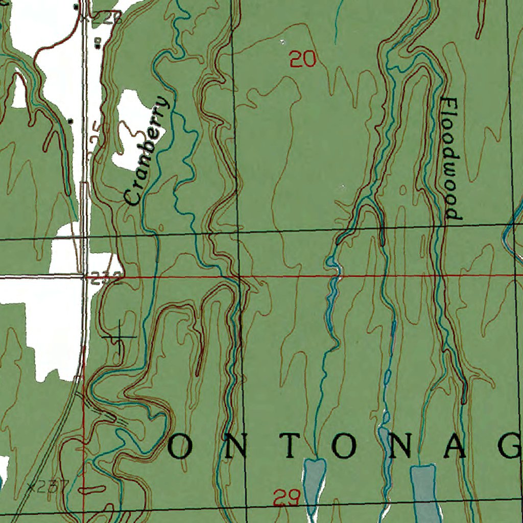 MI-Green: Authoritative US Topos 1982 Map by Western Michigan ...