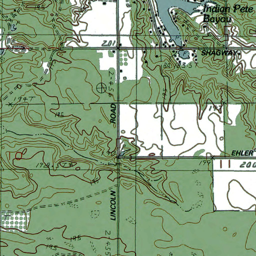 MI-Hamlin Lake: Authoritative US Topos 1982 Map by Western Michigan ...