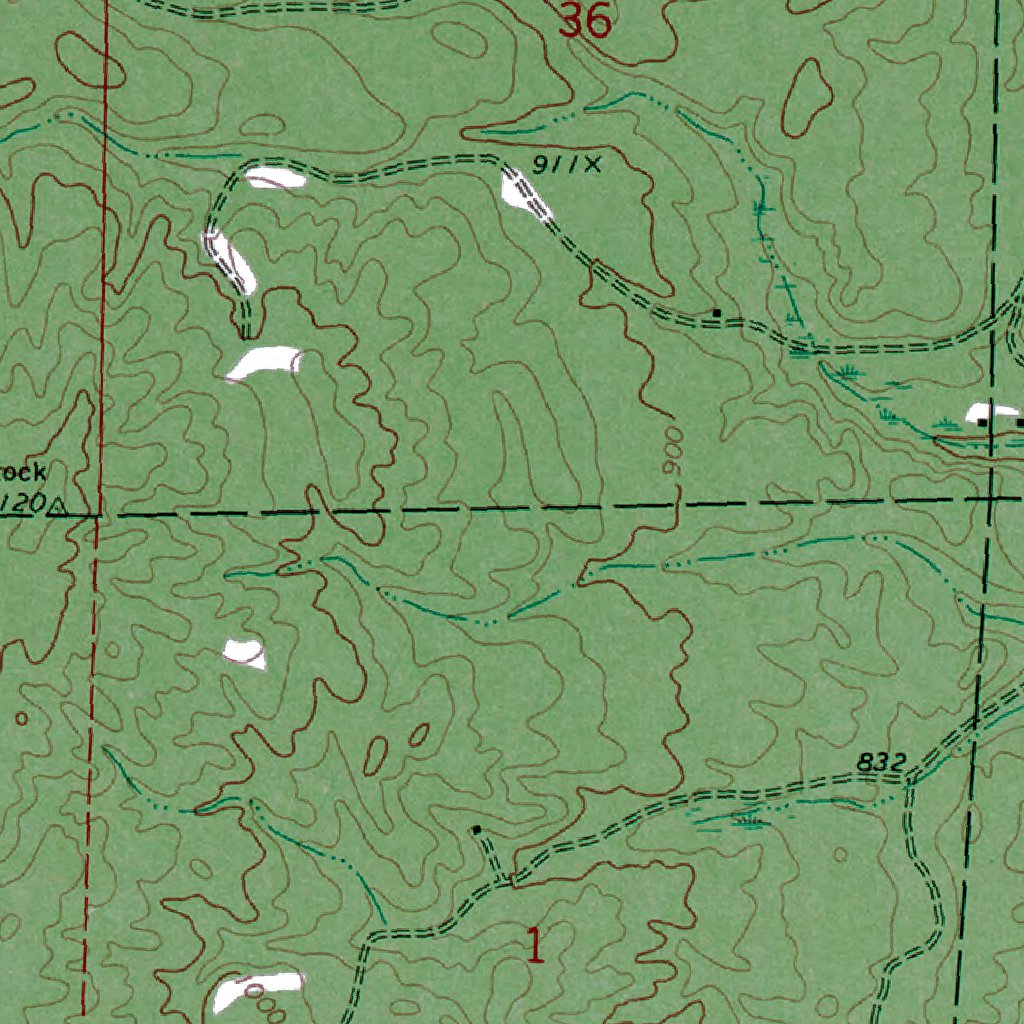 MI-Hubbard Lake SW: Authoritative US Topos 1972 Map by Western Michigan ...