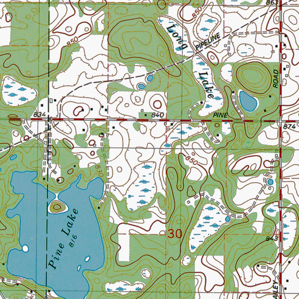 MI-IN-Edwardsburg: Authoritative US Topos 1981 Map by Western Michigan ...