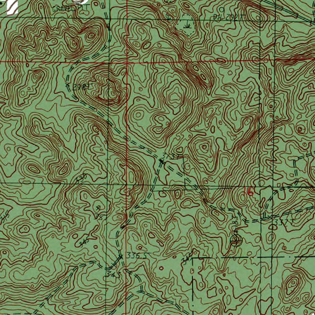 MI-Karlin: Authoritative US Topos 1983 Map by Western Michigan ...
