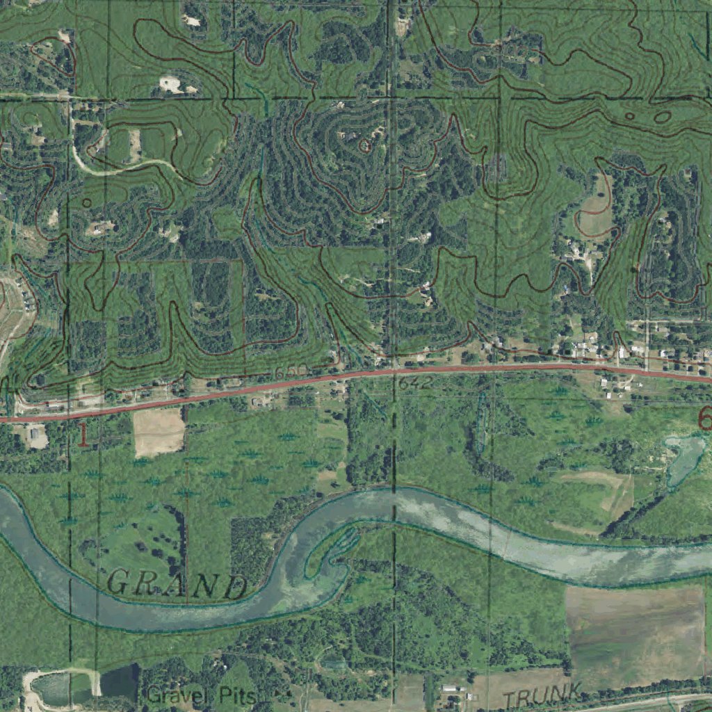 MI-Lowell: GeoChange 1974-2012 Map by Western Michigan University | Avenza Maps