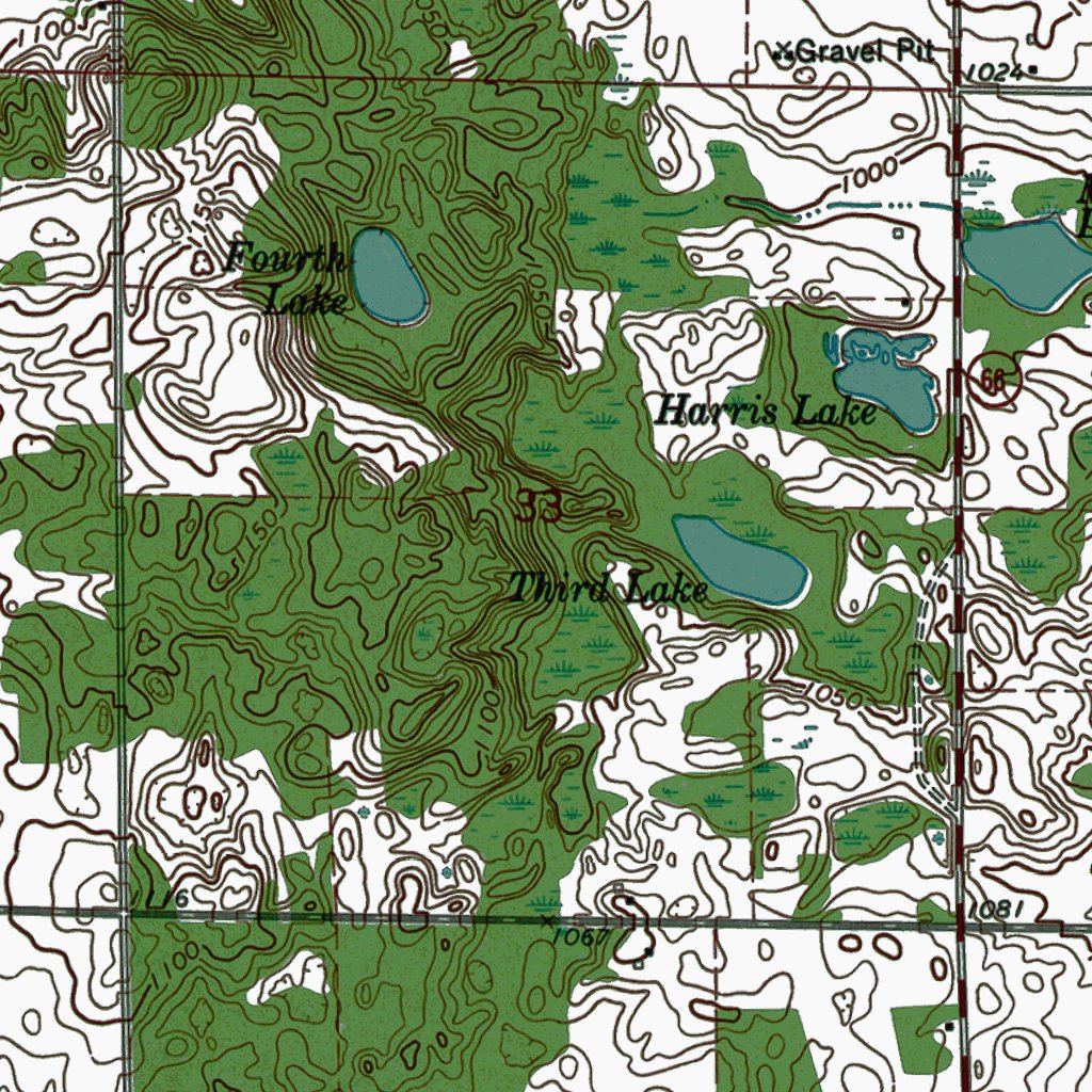 MI-Mecosta: Authoritative US Topos 1964 Map by Western Michigan ...