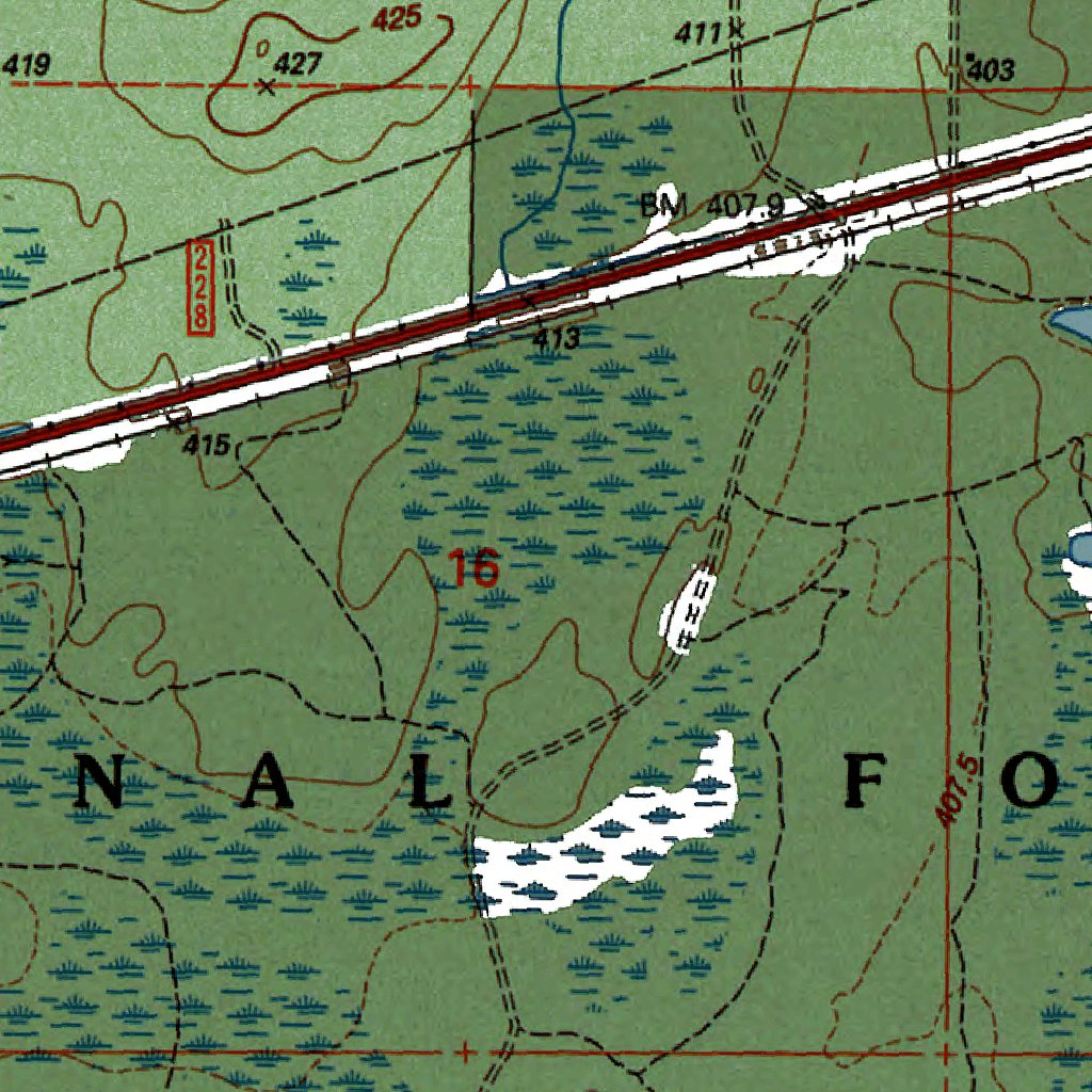 MI-Merriweather: Authoritative US Topos 1999 Map by Western Michigan ...
