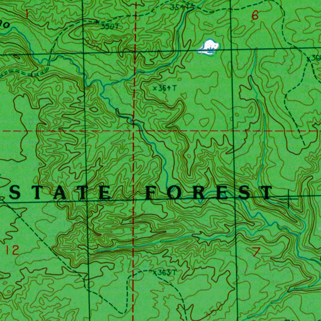 MI-Nisula: Authoritative US Topos 1982 Map by Western Michigan ...