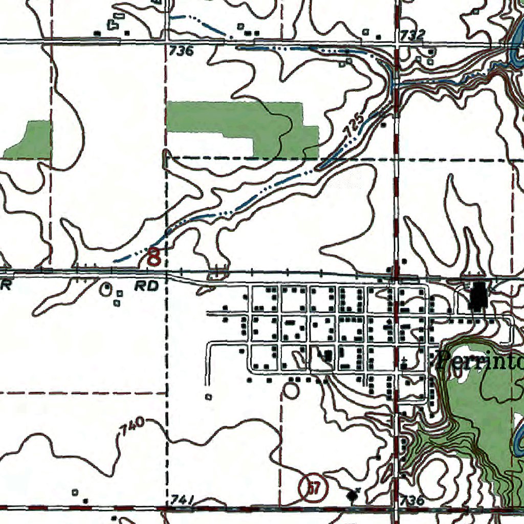 MI-Perrinton: Authoritative US Topos 1965 Map by Western Michigan ...