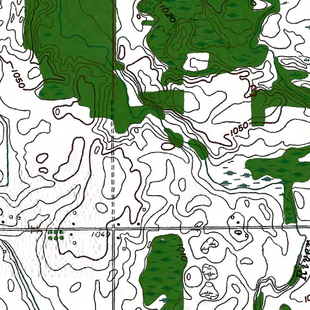 MI-Reading: Authoritative US Topos 1977 Map by Western Michigan ...