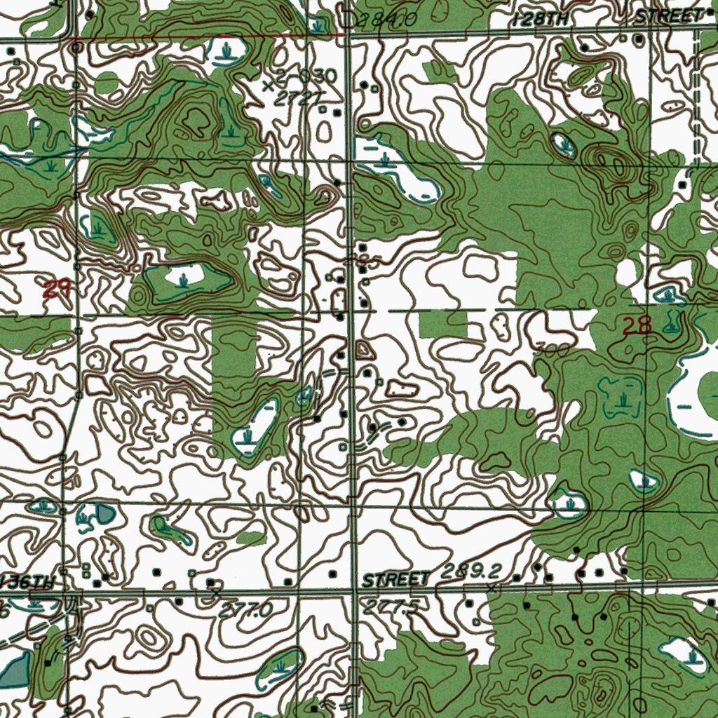MI-Sand Lake SW: Authoritative US Topos 1985 Map by Western Michigan ...