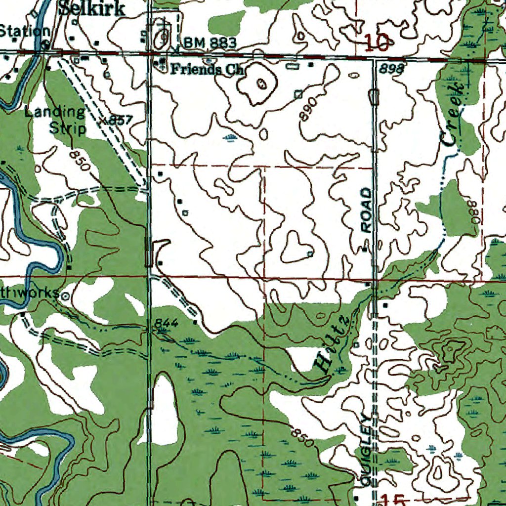 MI-Selkirk: Authoritative US Topos 1965 Map by Western Michigan ...