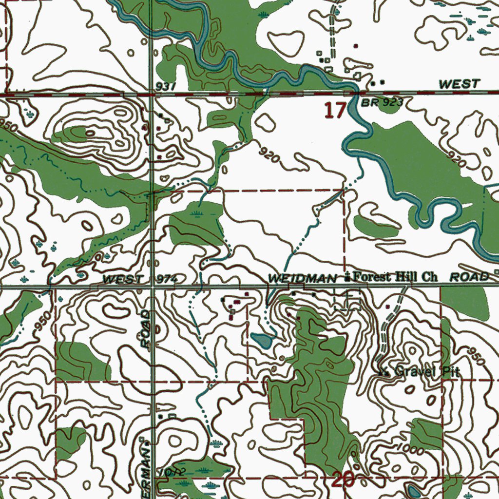 MI-Sherman City: Authoritative US Topos 1964 Map by Western Michigan ...