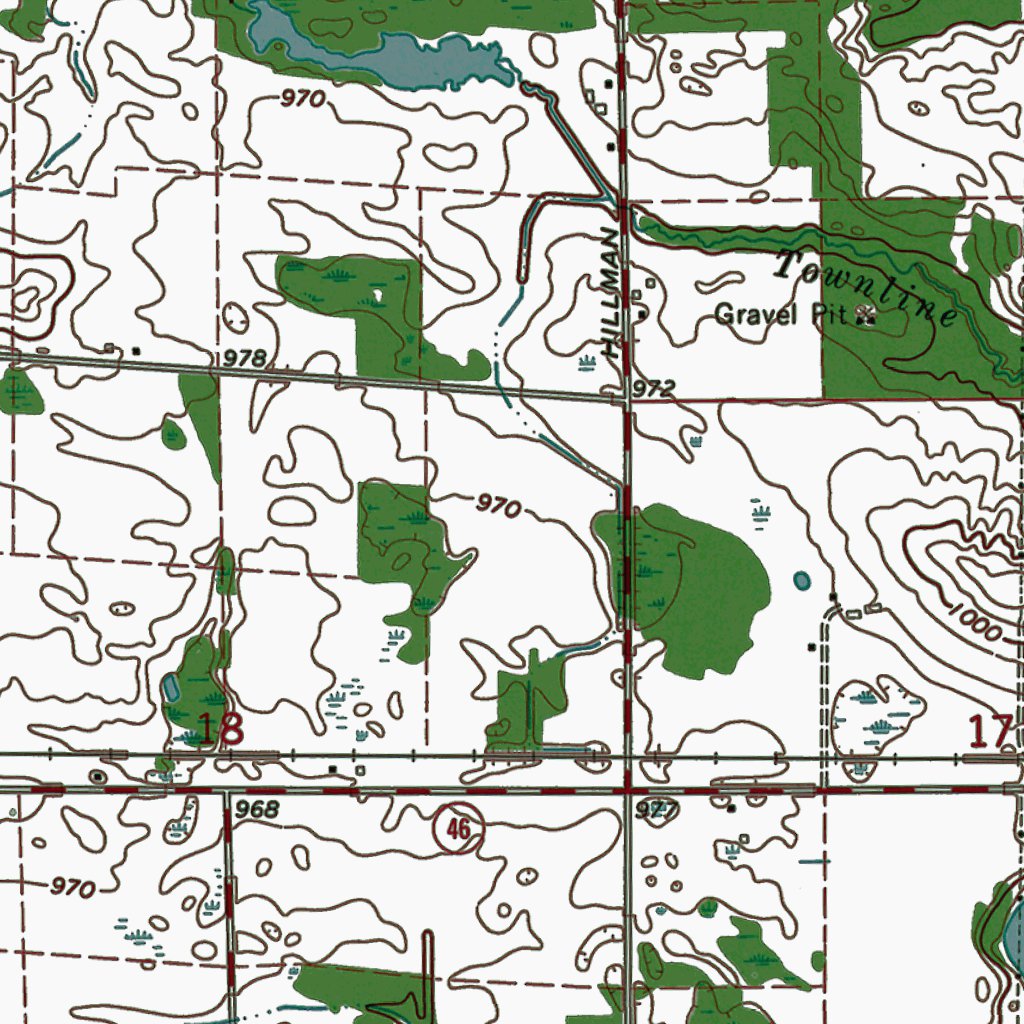 MI-Six Lakes: Authoritative US Topos 1964 Map by Western Michigan ...