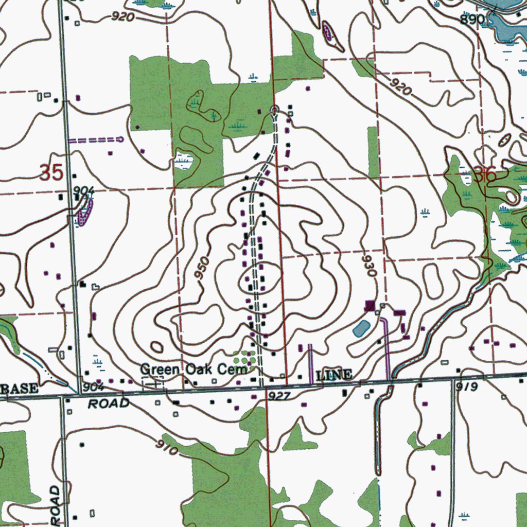 MI-South Lyon: Authoritative US Topos 1965 Map by Western Michigan ...