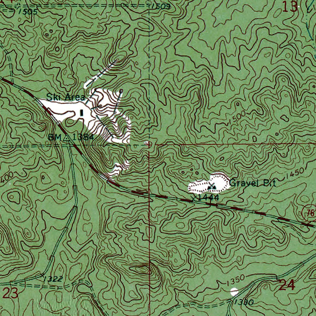 MI-St Helen: Authoritative US Topos 1965 Map by Western Michigan ...