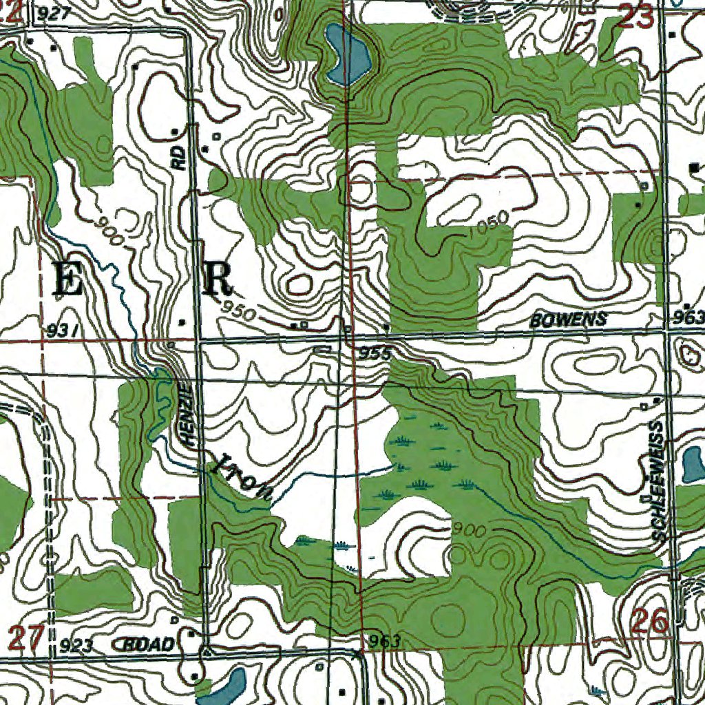 MI-Tipton: Authoritative US Topos 1980 Map by Western Michigan ...