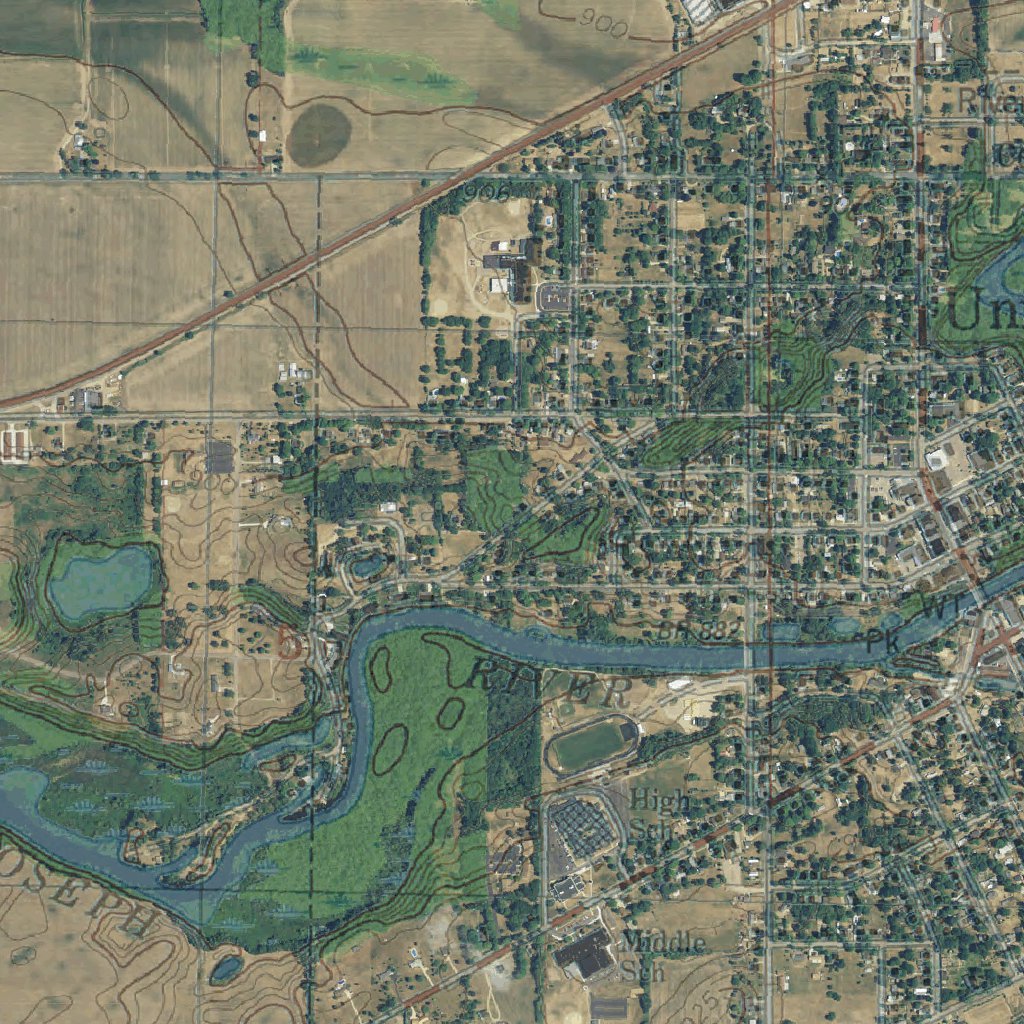 MI-Union City: GeoChange 1978-2012 Map by Western Michigan University ...
