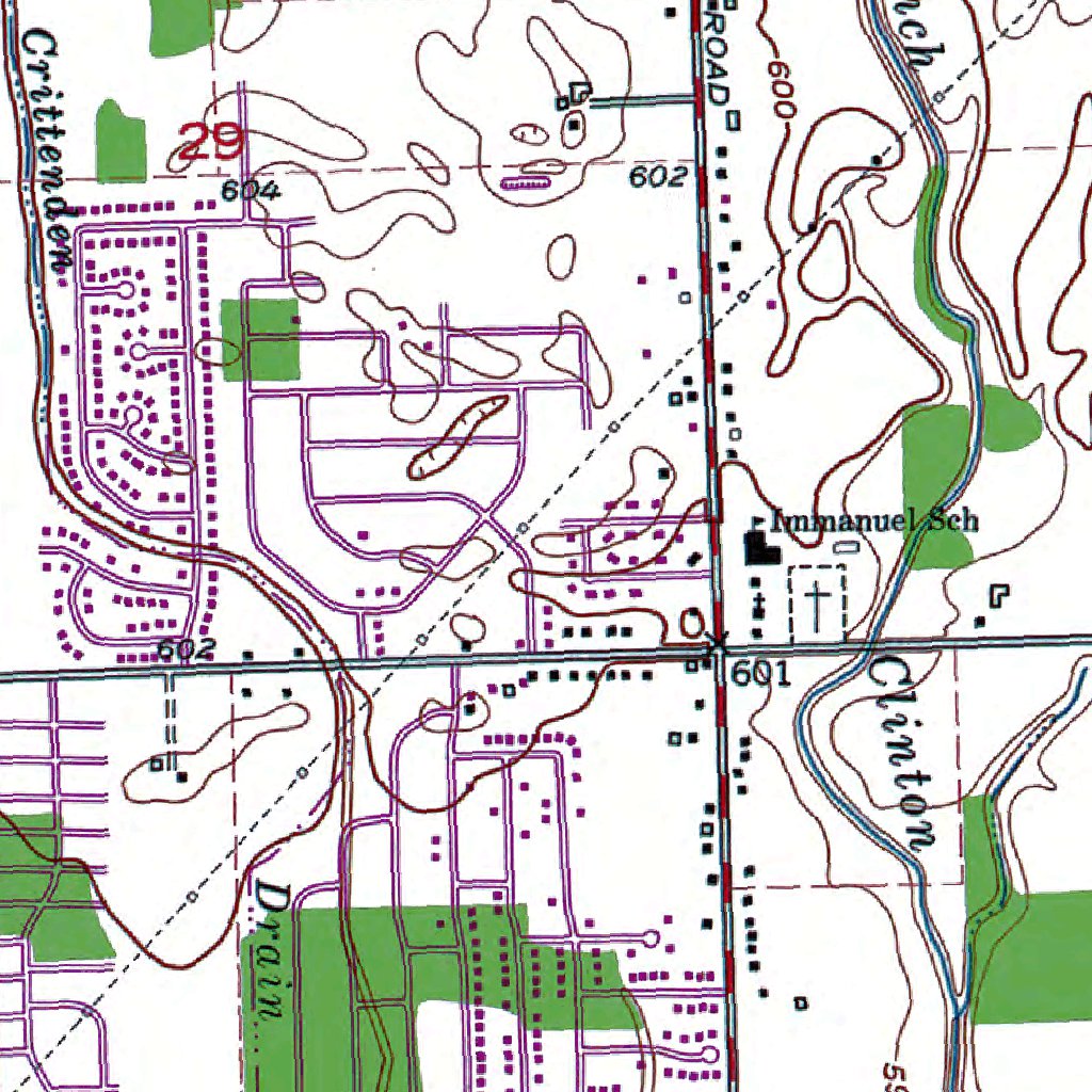 MI-Waldenburg: Authoritative US Topos 1968 Map by Western Michigan ...