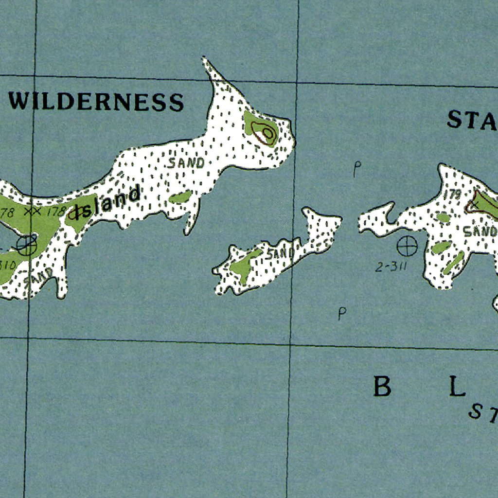 MI-Waugoshance Island: Authoritative US Topos 1982 Map by Western ...