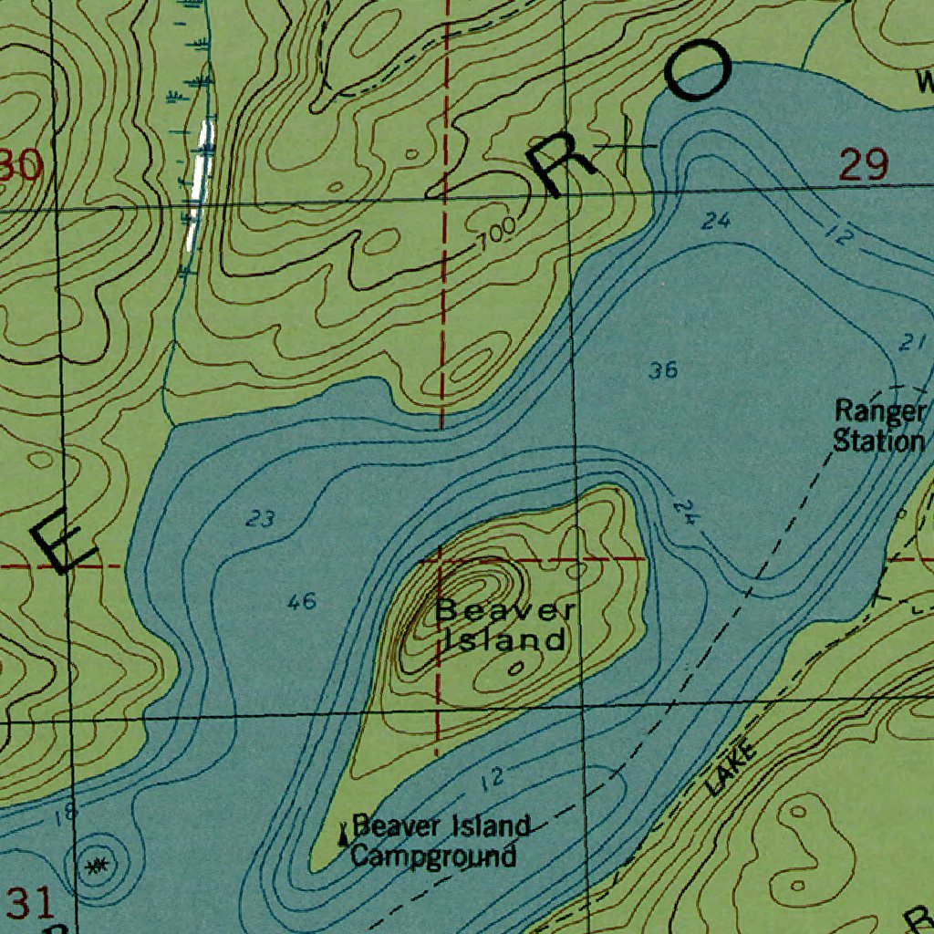 MI-Windigo: Authoritative US Topos 1985 Map by Western Michigan ...
