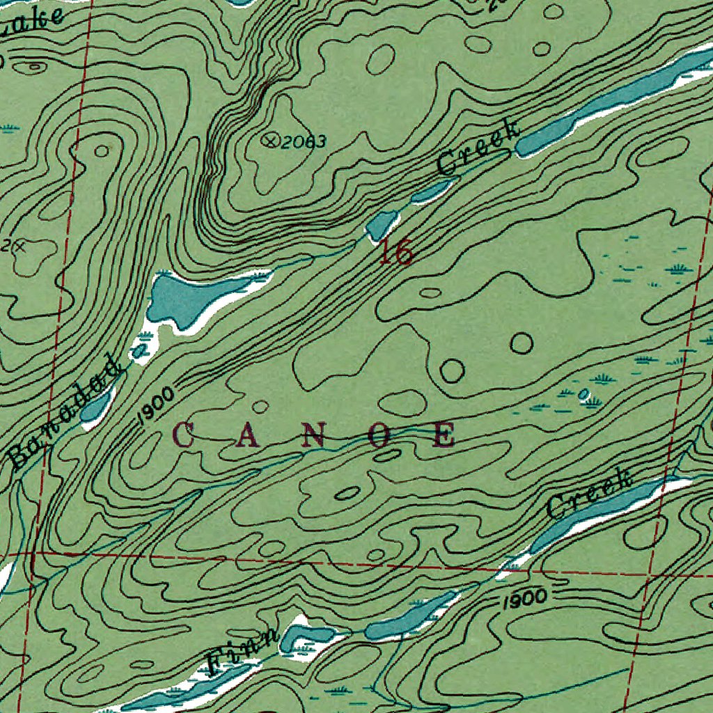 MN-ONT-Gunflint Lake: Authoritative US Topos 1960 Map by Western ...