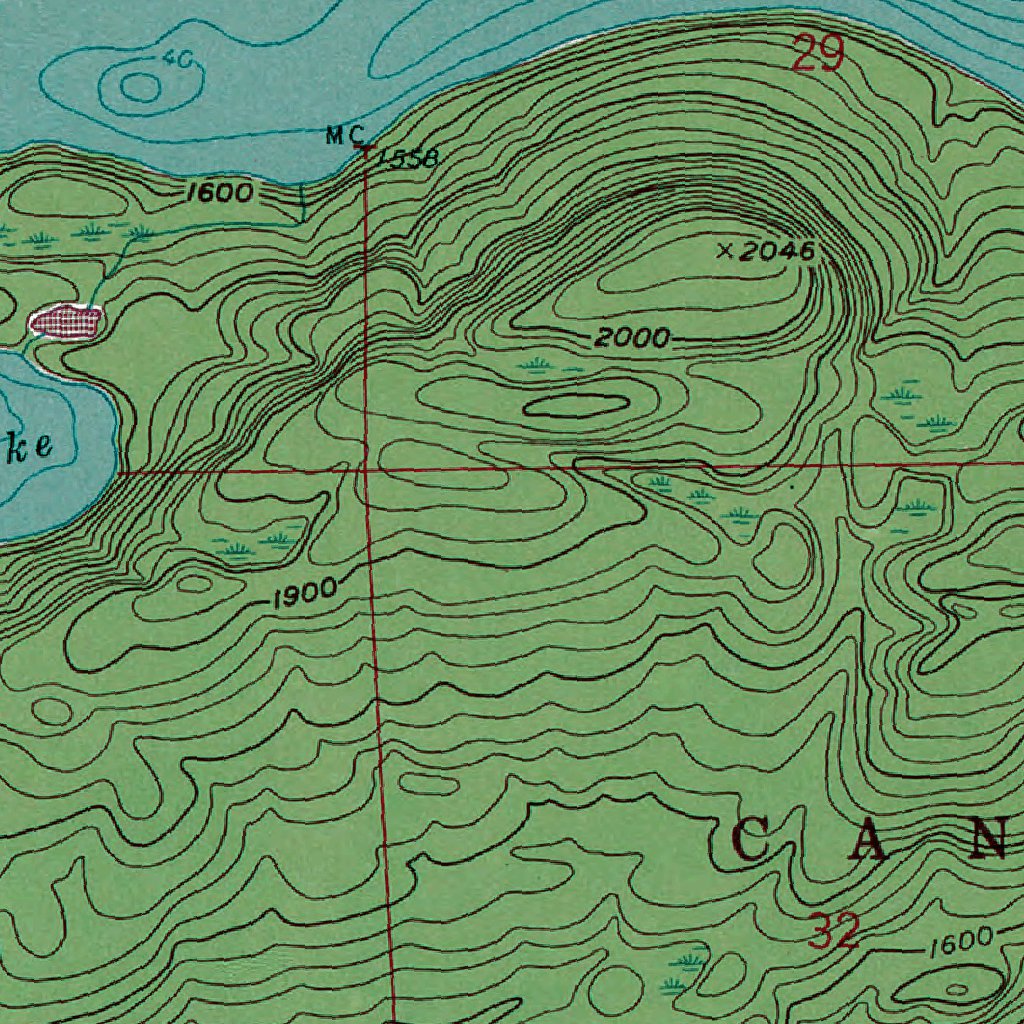 MN-ONT-Pine Lake West: Authoritative US Topos 1959 Map by Western ...
