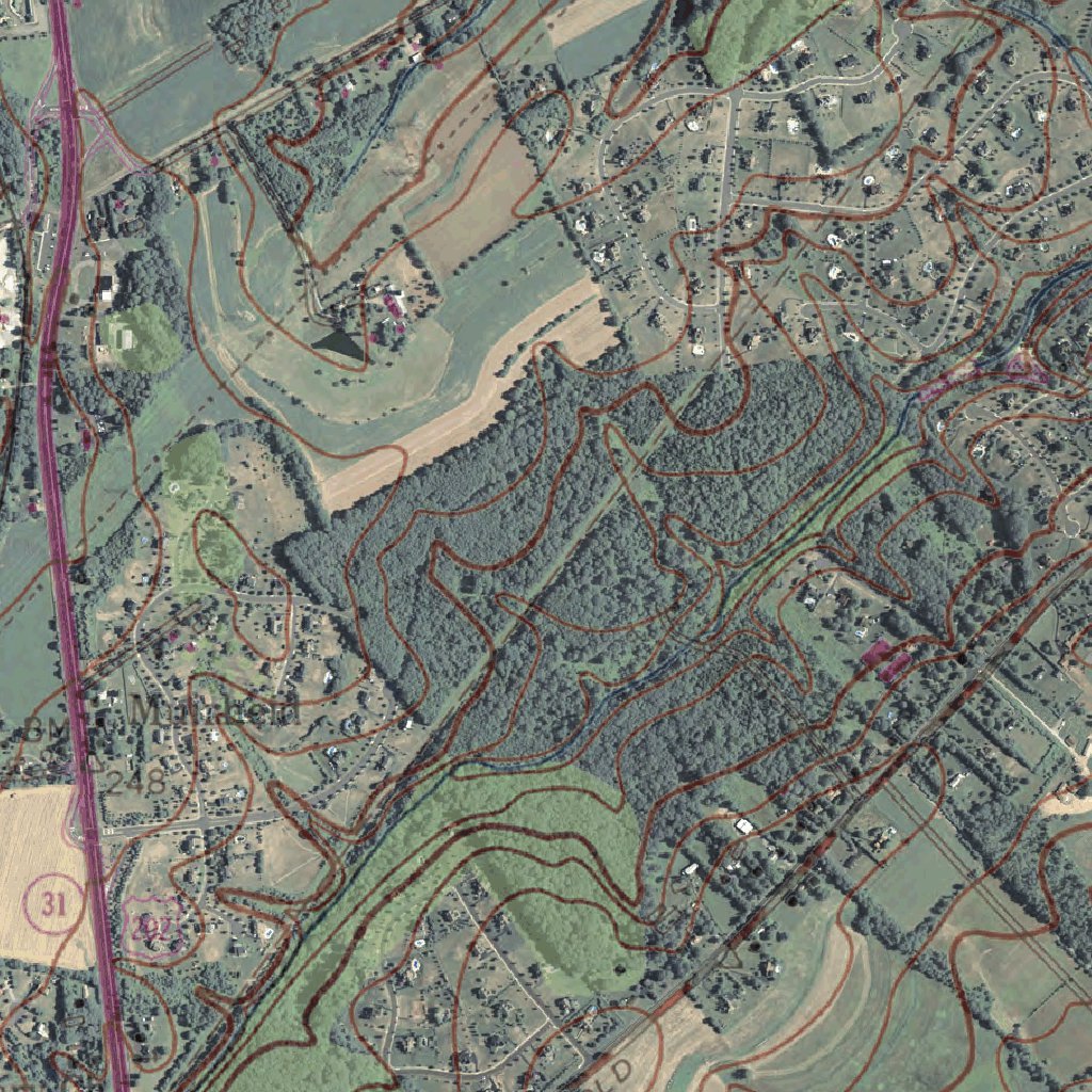 NJ-Hopewell: GeoChange 1942-2010 Map by Western Michigan University ...