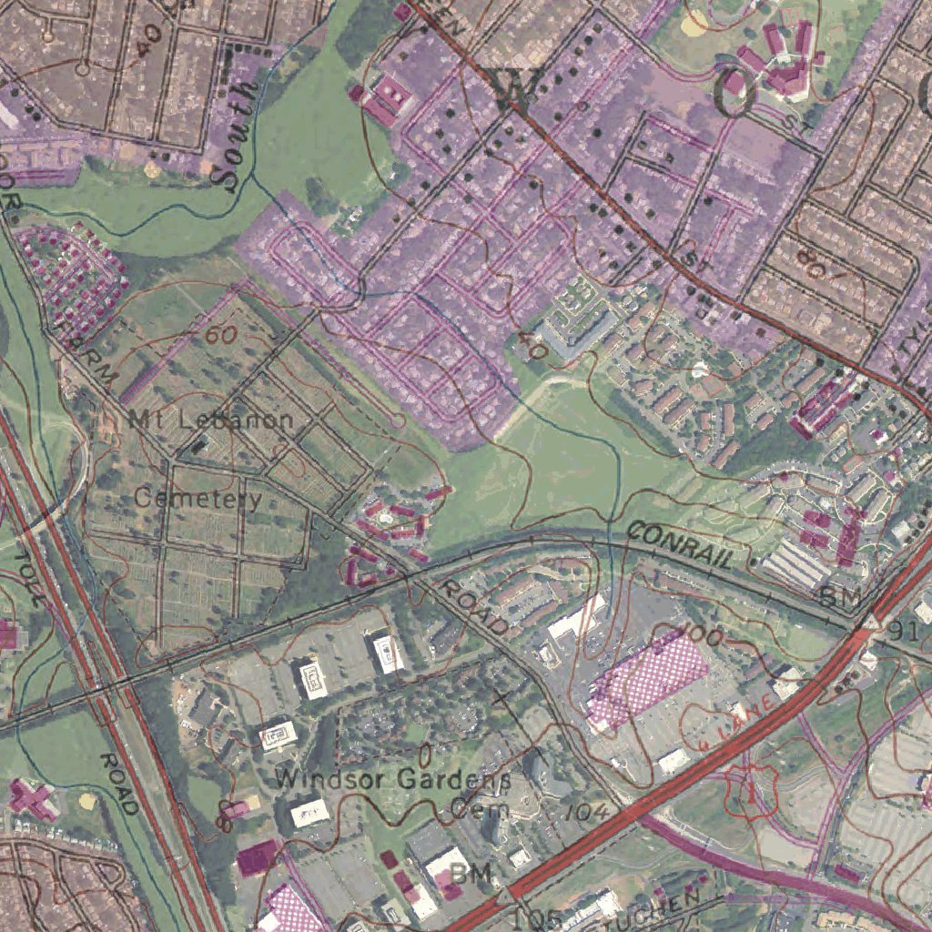 NJ/NY-Perth Amboy: GeoChange 1966-2010-11 Map by Western Michigan ...