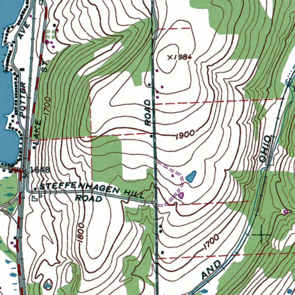 NY-Delevan: Authoritative US Topos 1963 Map by Western Michigan ...
