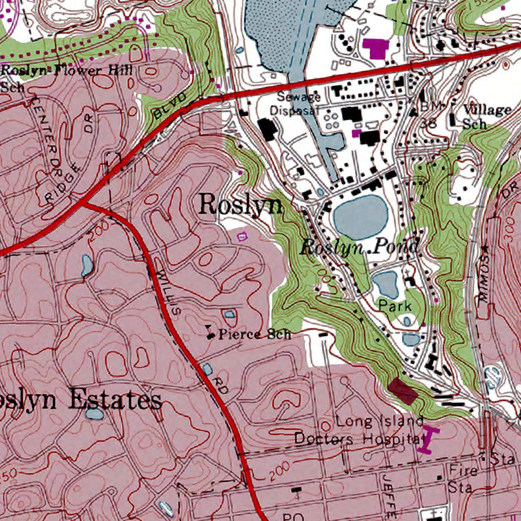 NY-Sea Cliff: Authoritative US Topos 1968 Map by Western Michigan ...