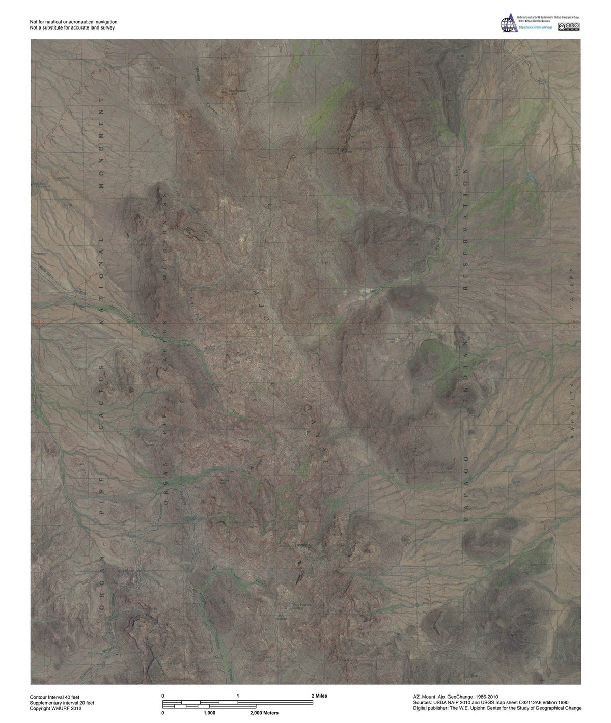 Organ Pipe Cactus National Monument (Bundle) Map by Western Michigan ...