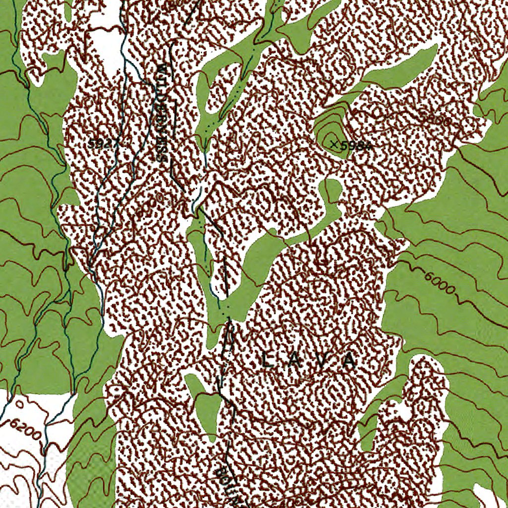 WA-Glaciate Butte: Authoritative US Topos 1970 Map by Western Michigan ...