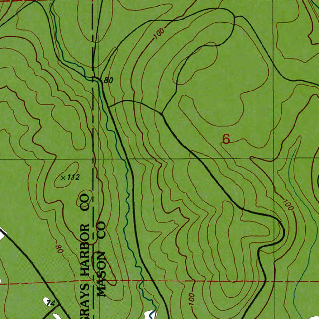 WA-Matlock: Authoritative US Topos 1981 Map by Western Michigan ...