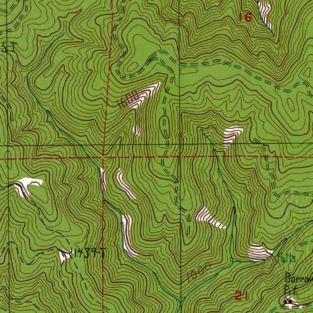 WA-Menlo: Authoritative US Topos 1986 Map by Western Michigan ...