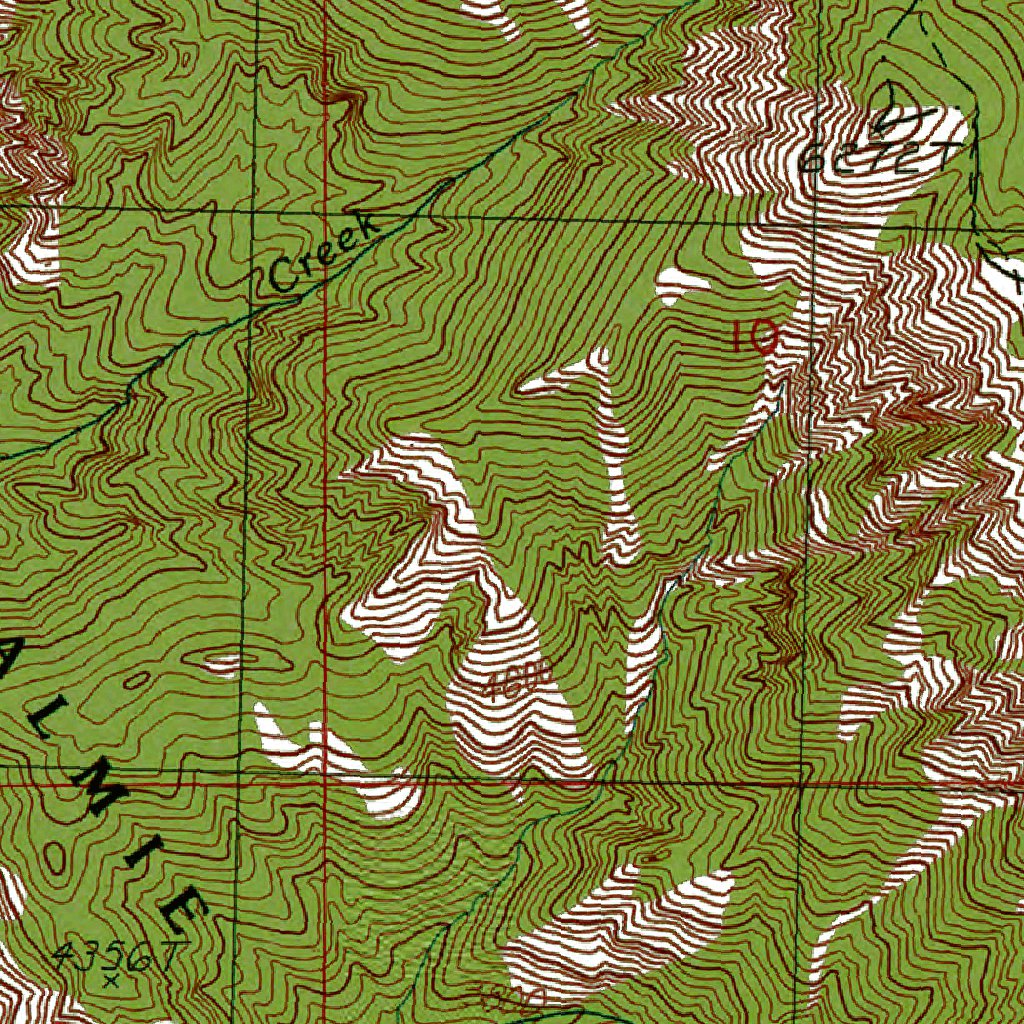 WA-Quartz Mountain: Authoritative US Topos 1989 Map by Western Michigan ...
