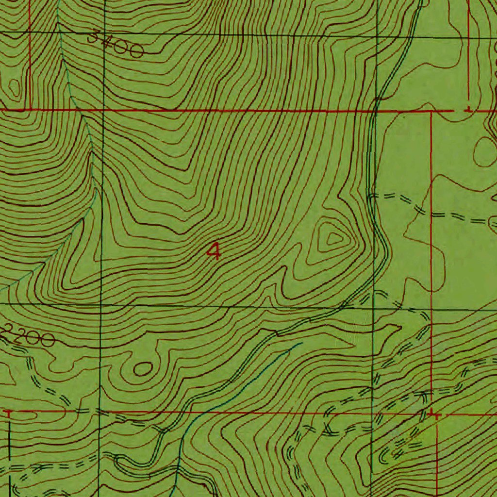WA-Randle: Authoritative US Topos 1989 Map by Western Michigan ...