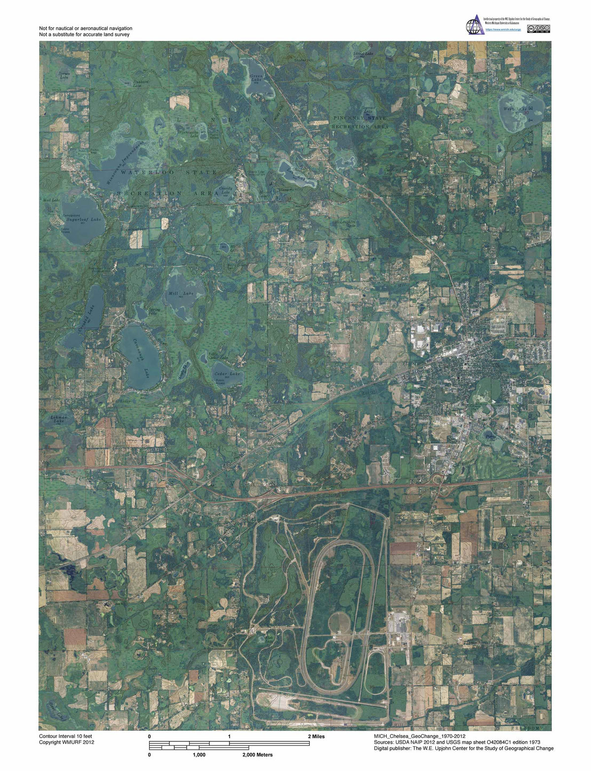 Waterloo Recreation Area, Michigan (Bundle) Map by Western Michigan ...