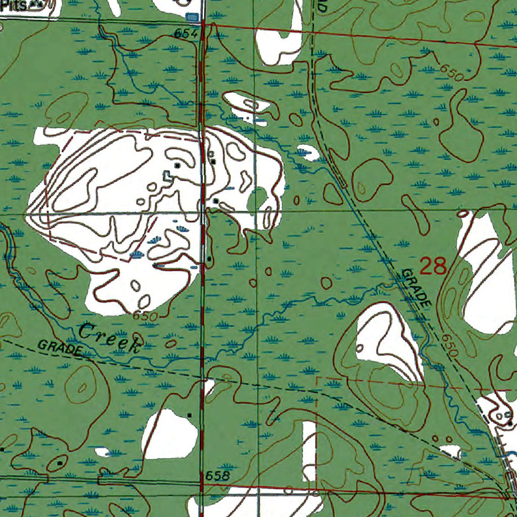 WI-Porterfield: Authoritative US Topos 1982 Map by Western Michigan ...
