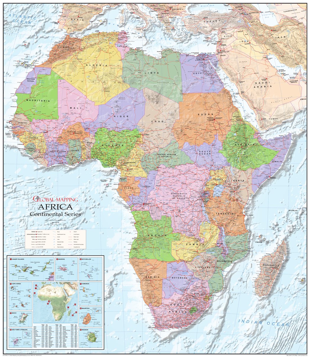 XYZ Africa iMap Map by XYZ Maps | Avenza Maps