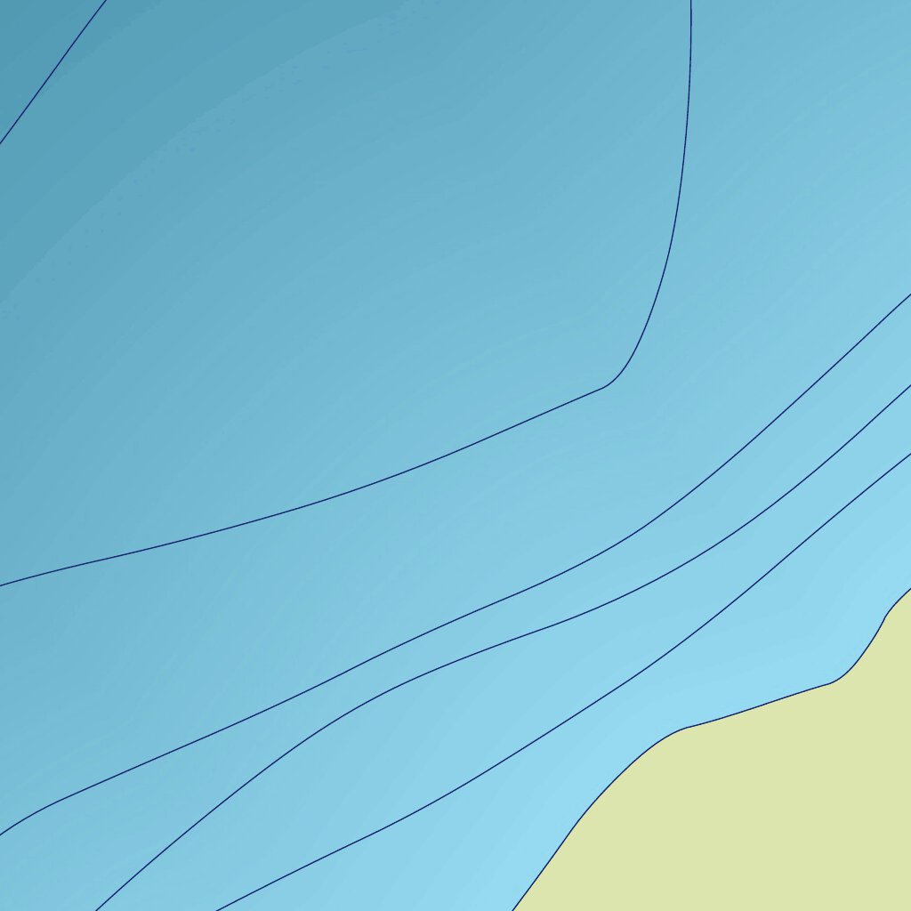 Carte bathymétrique du lac des Cygnes de la zec Jaro (2023) Map by Zecs ...