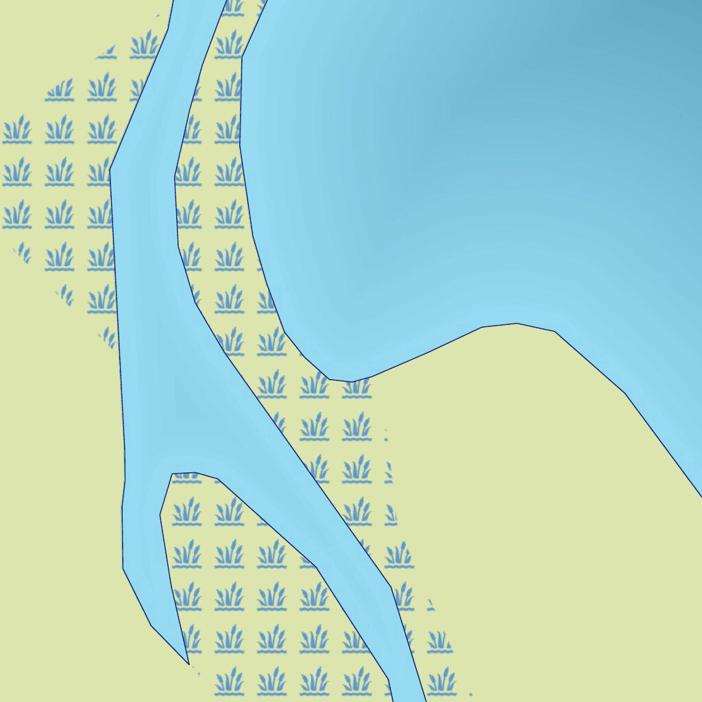Carte bathymétrique du lac Moore de la zec Pontiac (2023) Map by Zecs ...
