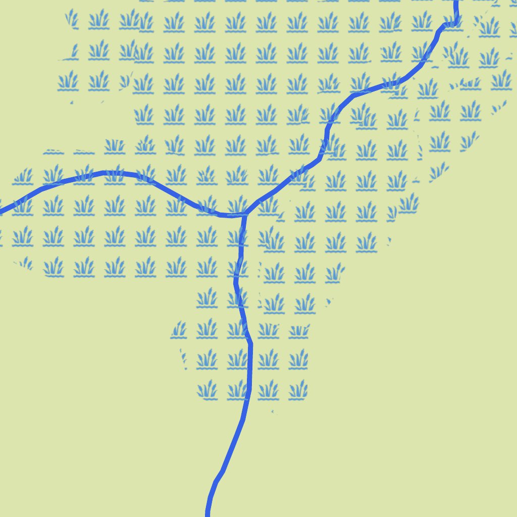 Carte bathymétrique du lac Picard de la zec Gros-Brochet (2023) Map by ...